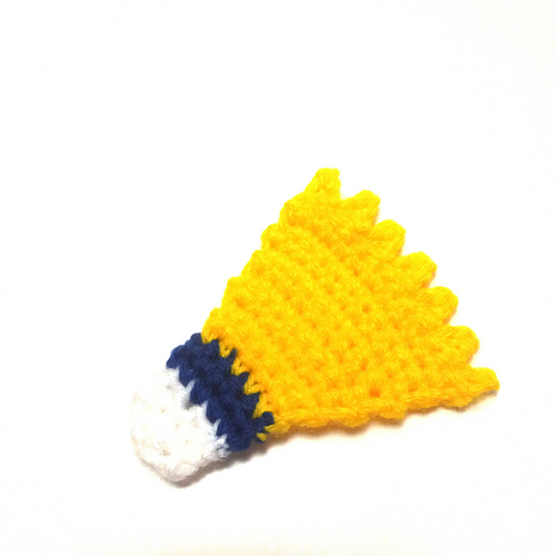 Ravelry: Badminton Birdie Coaster pattern by Dani West