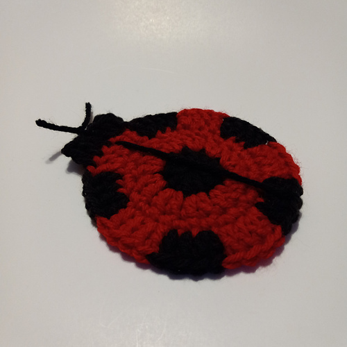 Ravelry: Ladybug Coaster pattern by Dani West