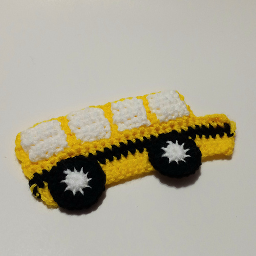 Ravelry: School Bus Applique pattern by Dani West