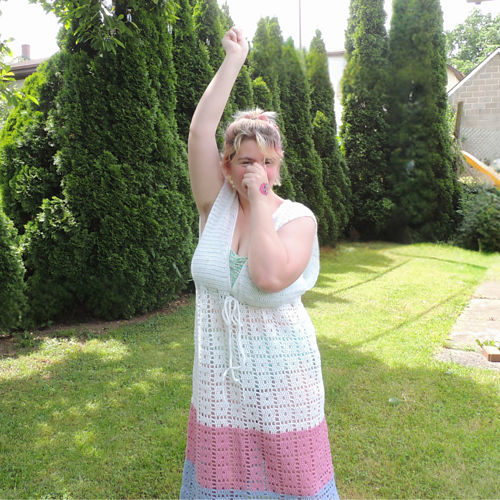Ravelry: Cotton Candy Beach Cover-Up pattern by JusBeeCreations