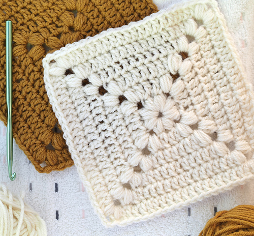 Ravelry: Farmhouse Granny Square pattern by CrochetFrog blog
