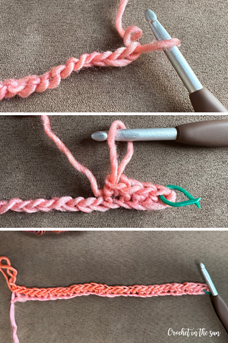 Ravelry: Moss Stitch Scarf (Uluru Sunset) pattern by Crochet In The Sun