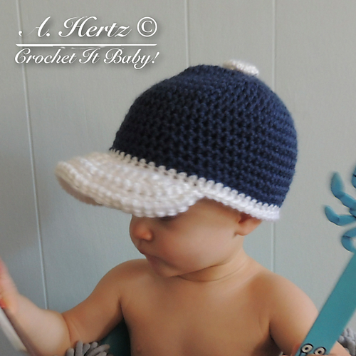 Ravelry: Crochet Baseball Cap pattern by Crochet It Baby