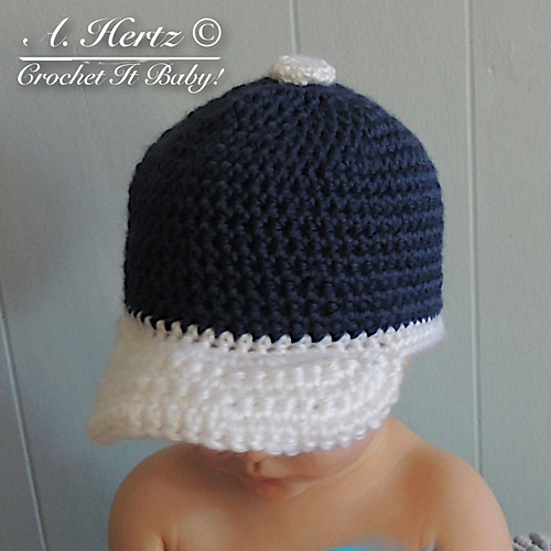 Ravelry: Crochet Baseball Cap pattern by Crochet It Baby