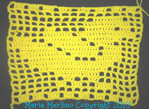 Ravelry: Duck Washcloth Baby Shower Filet Tapestry Chart Graph pattern ...