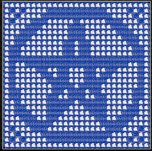 Ravelry: Filet Pentagram Pentacle Doily pattern by Maria Merlino