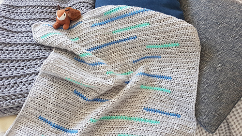 Ravelry: Little Lines Baby Blanket pattern by Crafty McClairy