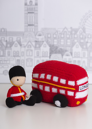 Ravelry: London bus pattern by Hugh Metcalf