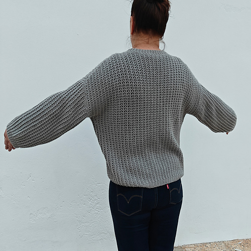 Ravelry: Oversized Lace Sweater pattern by Lidya Krasnyuk Krasnyuk