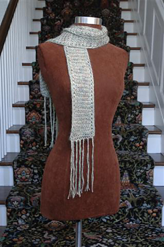 Ravelry: Chain Mail Scarf pattern by Sharon Silverman