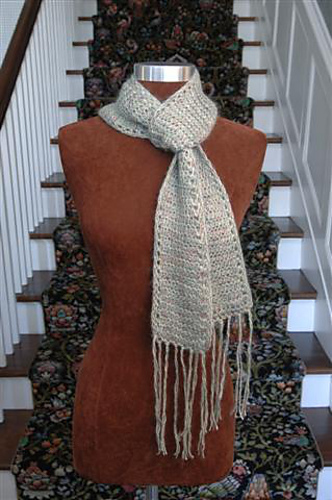 Ravelry: Chain Mail Scarf pattern by Sharon Silverman