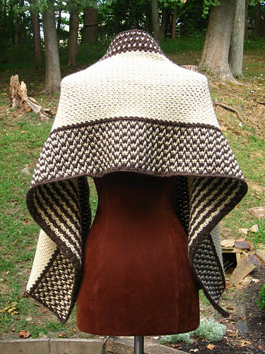 Ravelry: Fishermen's Wool Wrap pattern by Sharon Silverman