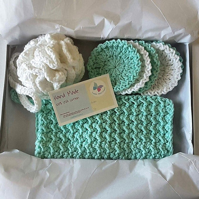 Ravelry: Spa Bath Scrubbies Set pattern by Crochet Sweet Crochet