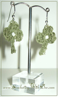 Ravelry: Shamrock Earrings pattern by Dee Stanziano