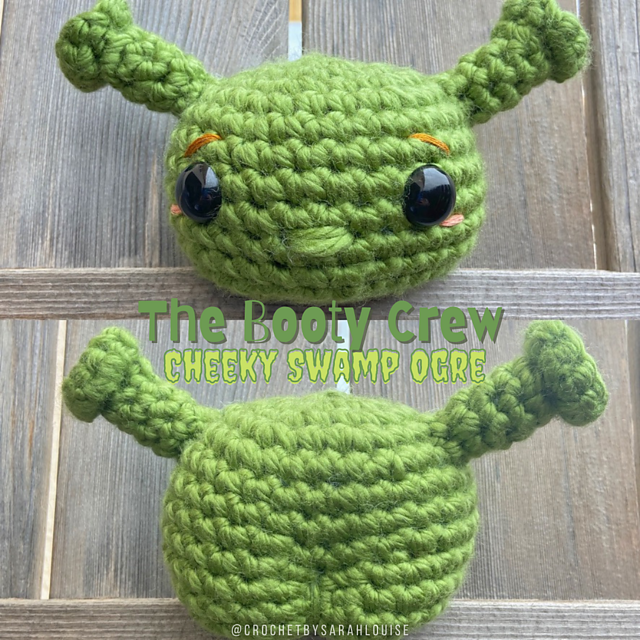 Ravelry: Cheeky Swamp Ogre - The Booty Crew pattern by Sarah Townsend
