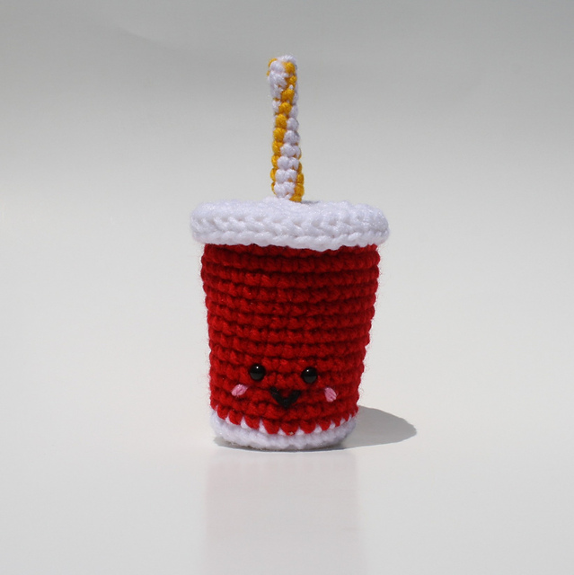 Ravelry: Kawaii Soda Pop - Amigurumi Fast Food Friends pattern by Jen Smith