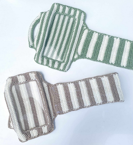 Ravelry: Exercise armband phone holder pattern by Fran Mori