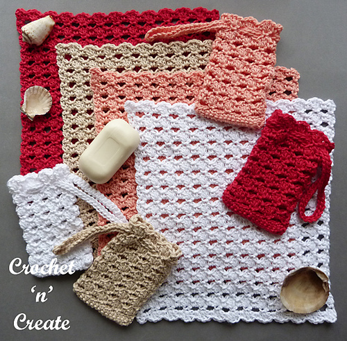 Ravelry: Sea Shell Bathroom Set pattern by Crochet 'n' Create