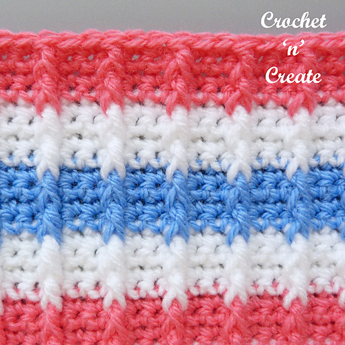 Ravelry: Bar Stitch pattern by Crochet 'n' Create