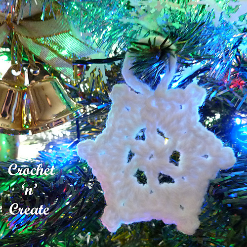 Ravelry: Festive Tree Snowflake pattern by Crochet 'n' Create