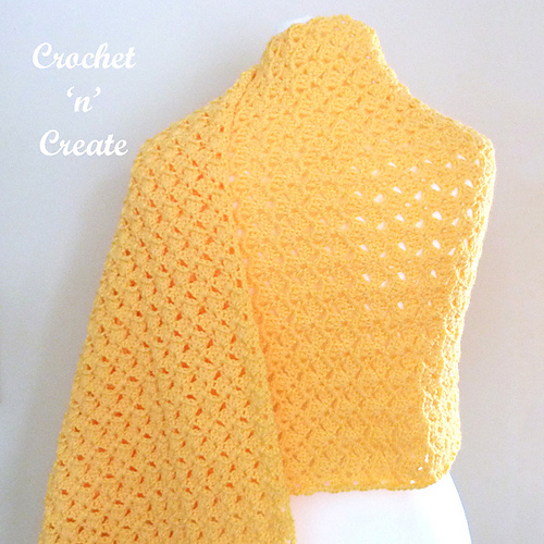 Ravelry: Rectangle Ladies Shawl pattern by Crochet 'n' Create