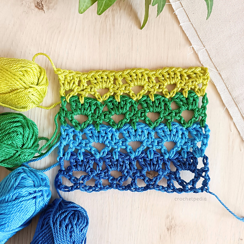 Ravelry: Magnolia Lace Stitch pattern by Crochetpedia