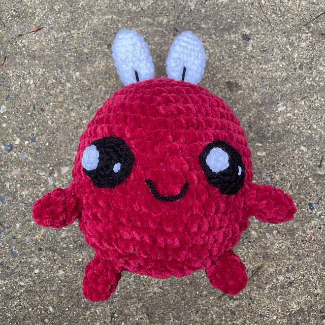 Ravelry: Baby Plum Binding of Isaac pattern by Tor Smith