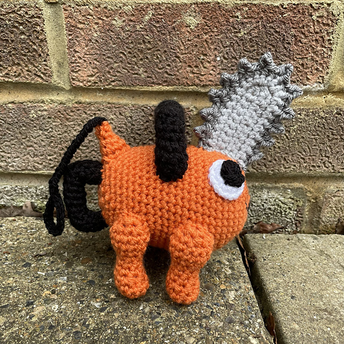 Ravelry: Chainsaw Man Pochita pattern by Tor Smith