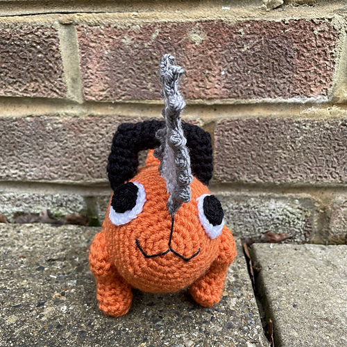 Ravelry: Chainsaw Man Pochita pattern by Tor Smith