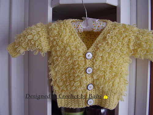 Ravelry: Crochet Loopy Cardigan "Buttercup" pattern by Crocknits