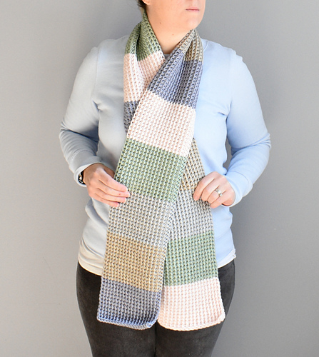 Ravelry: Colorblock Scarf pattern by Mary P