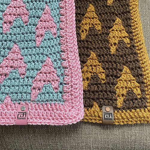 Ravelry: Star Trek Delta Symbol Blanket pattern by Ashley Casteel