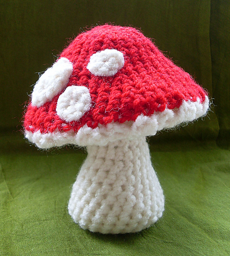Ravelry: One piece toadstool pattern by Nicola Schofield
