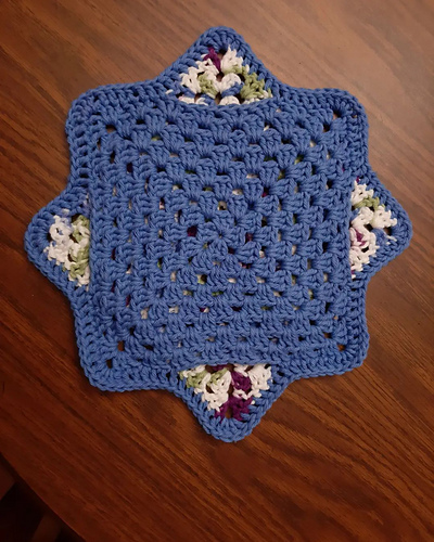 Ravelry: Tipsy Granny Trivet pattern by Rebecca Mattison