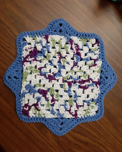Ravelry: Tipsy Granny Trivet pattern by Rebecca Mattison