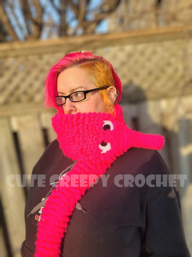 Ravelry: Fuzzy Worm Scarf pattern by Chae Aitchison (CuteCreepyCrochet)