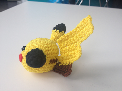 Ravelry: Pokemon Pikachu keychain pattern by Natascha Koelewijn