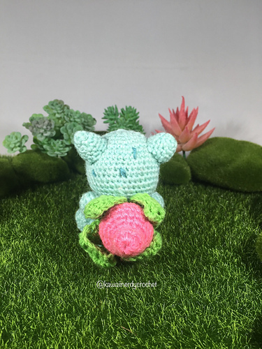 Ravelry: Chibi Baby Ivysaur pattern by Kawaii Nerdy Crochet