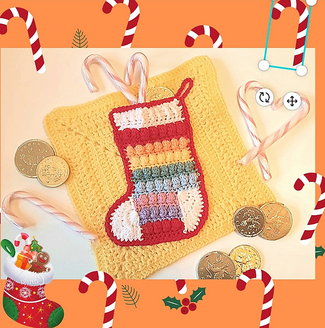 Ravelry: Secret Stocking Pocket Square pattern by Lisa Hooper