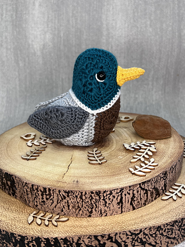 Ravelry: Mini African Flower Duck pattern by Sarah Barratt
