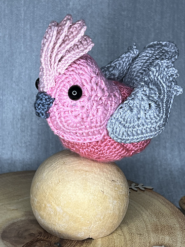 Ravelry: Mini African Flower Galah pattern by Sarah Barratt