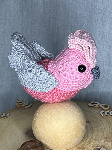 Ravelry: Mini African Flower Galah pattern by Sarah Barratt