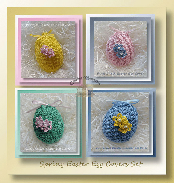Ravelry: Spring Easter Egg Covers Set pattern by Cylinda D. Mathews