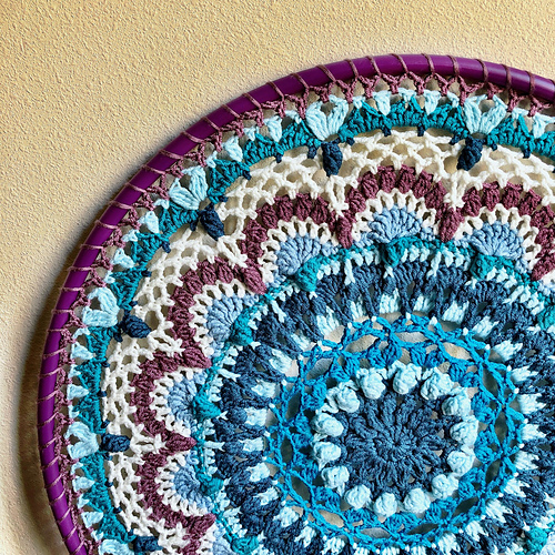 Ravelry: Namaste Hula Hoop Mandala pattern by Rachele Carmona