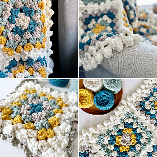 Ravelry: Chunky Granny Square Blanket pattern by Cyprianne Nolan