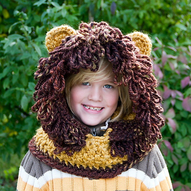 Ravelry: Lion Hood Cowl pattern by Cyprianne Nolan
