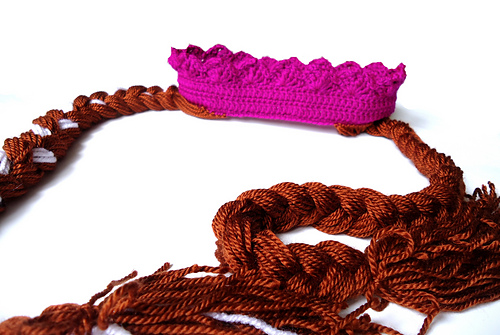 Ravelry: Anna Frozen Crown and Wig pattern by Beauty Crochet Pattern