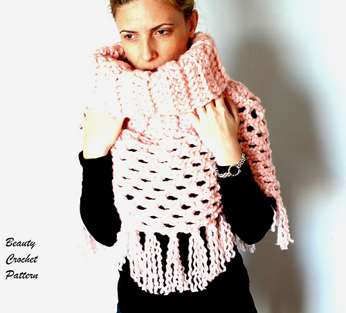 Ravelry: Easy Chunky Poncho pattern by Beauty Crochet Pattern