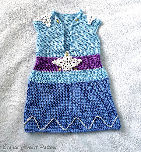 Ravelry: Ice Queen Elsa New Dress pattern by Beauty Crochet Pattern