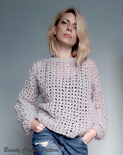 Ravelry: Diamond Sweater pattern by Beauty Crochet Pattern